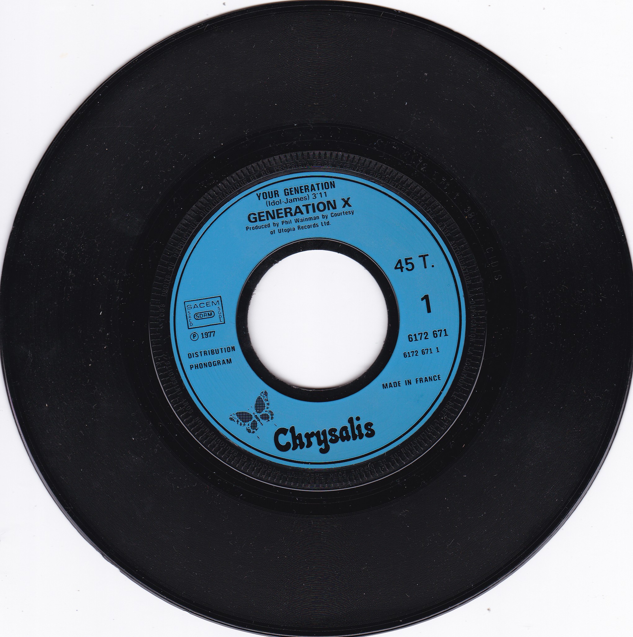 GENERATION X - Your Generation / Day By Day - Teenage-rampage.com