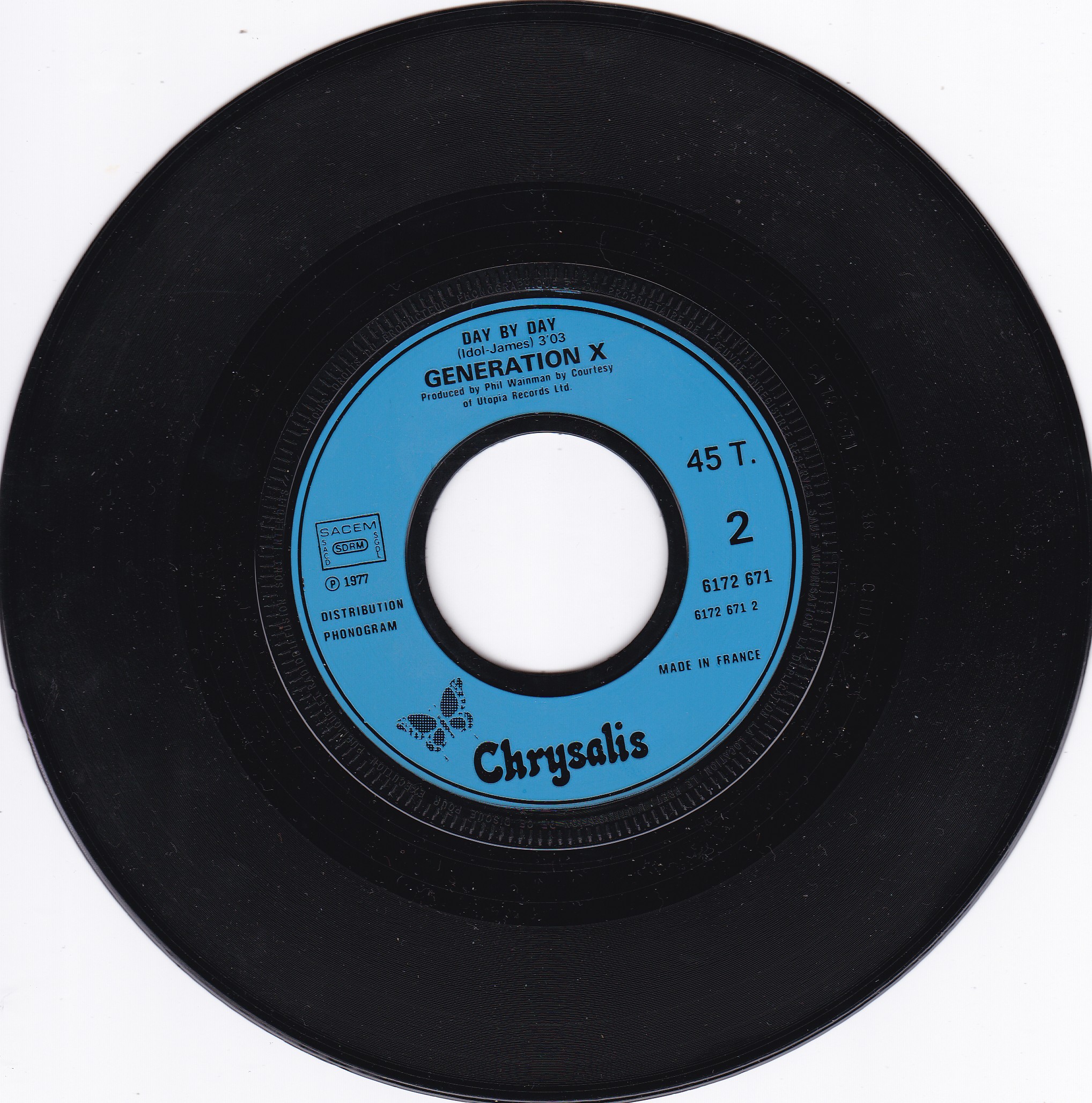 GENERATION X - Your Generation / Day By Day - Teenage-rampage.com